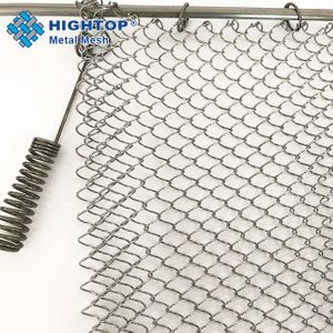304 Stainless Steel Decorative Metal Mesh Curtain- Hightop Metal Mesh