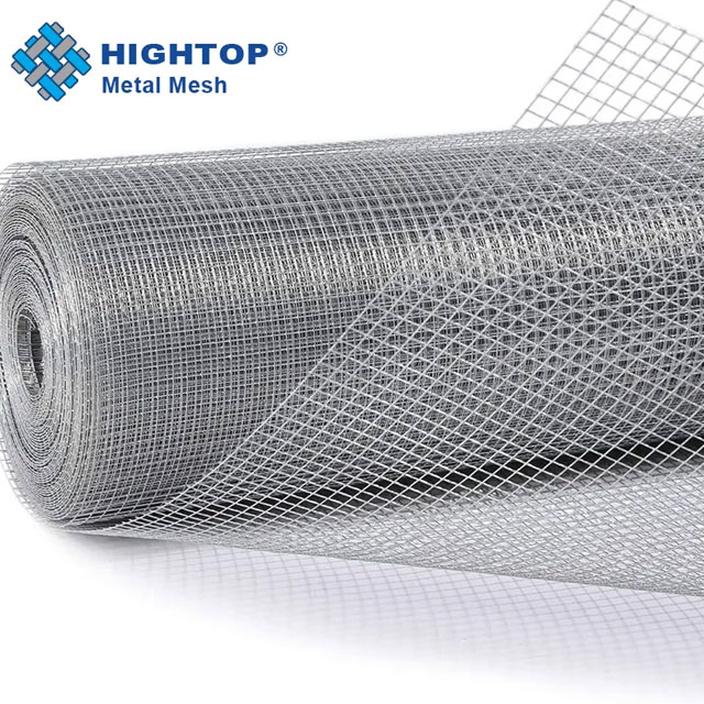 Black Color Pvc Coated Galvanized Welded Wire Mesh - Hightop Metal Mesh