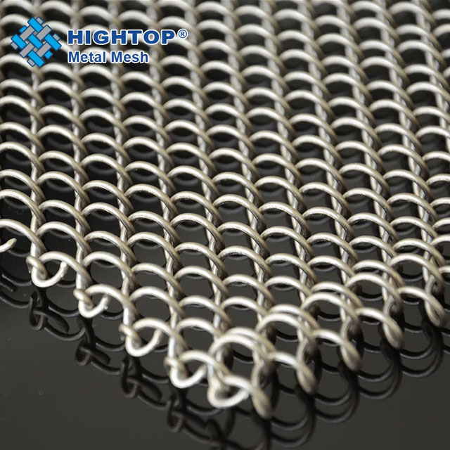 HTP-MMC002:Decorative Architectural Metal Mesh Curtain - Hightop Metal Mesh